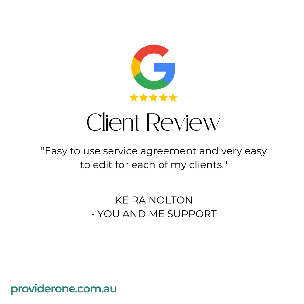 NDIS SIL Service Agreement